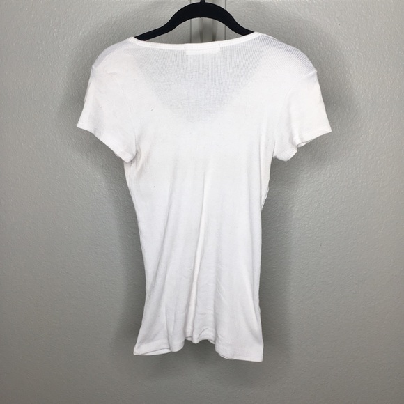 Tops | Simple White T That Makes Your Boobies Look Great | Poshmark